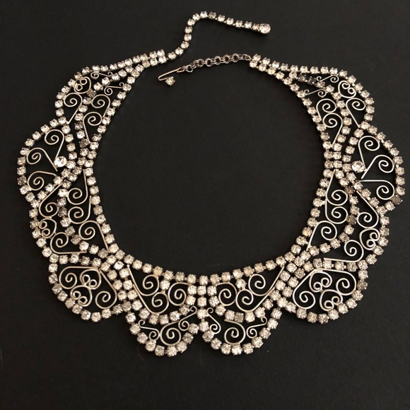 Vintage | Jewelry | Vintage Crystal Rhinestone Necklace | Poshmark